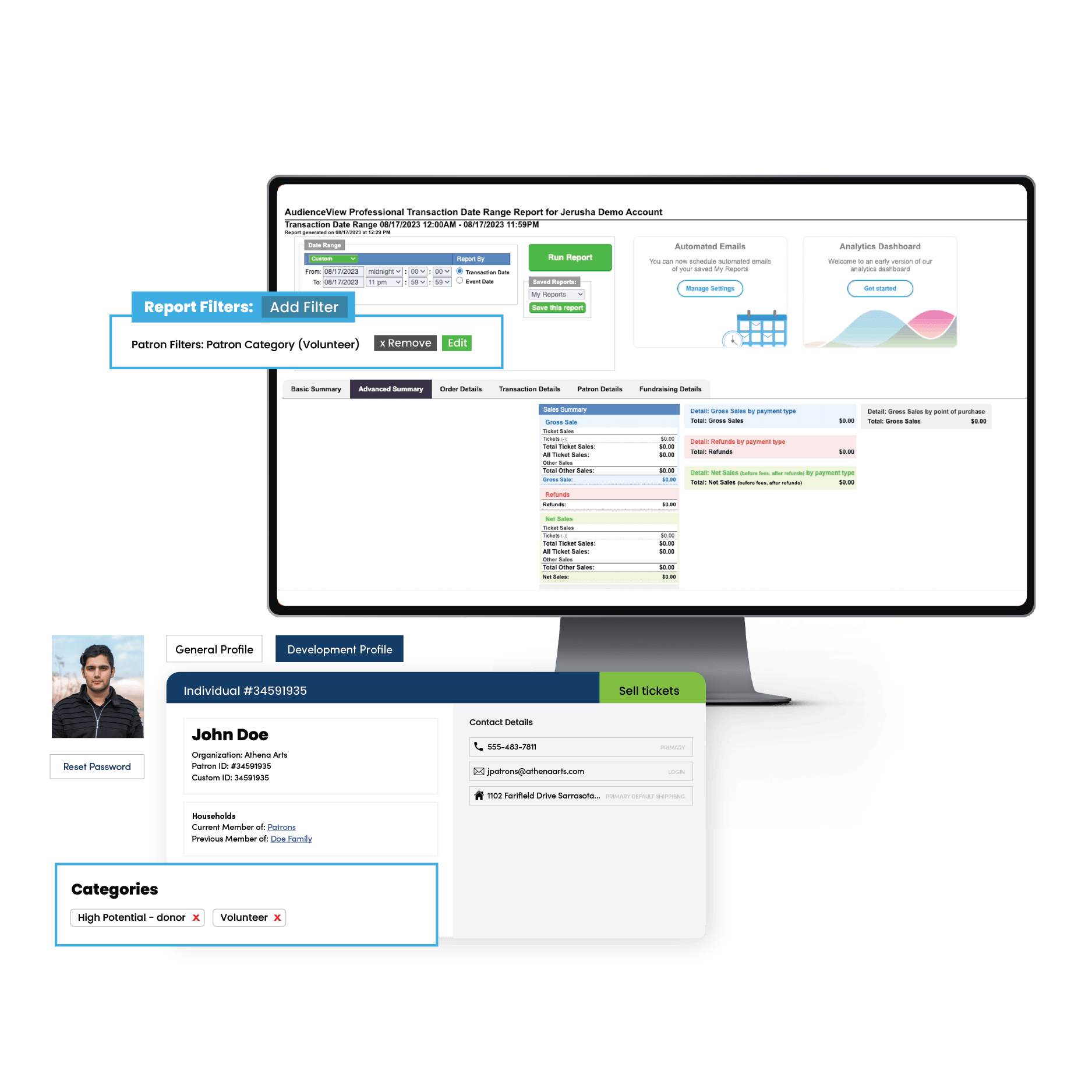 Analyze Your Data | AudienceView Professional | AudienceView
